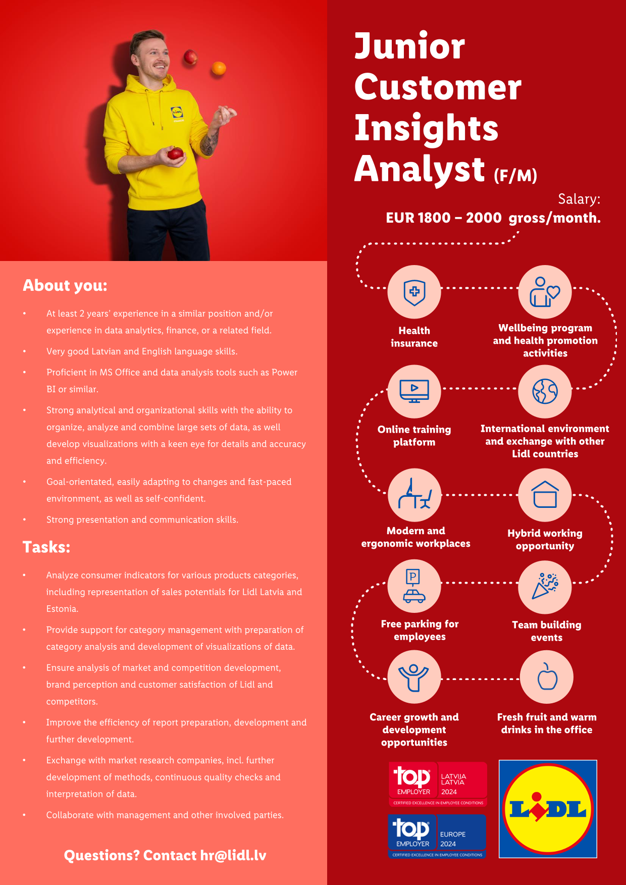 Vakance - Junior Customer Insights Analyst , Lidl | CV-Online